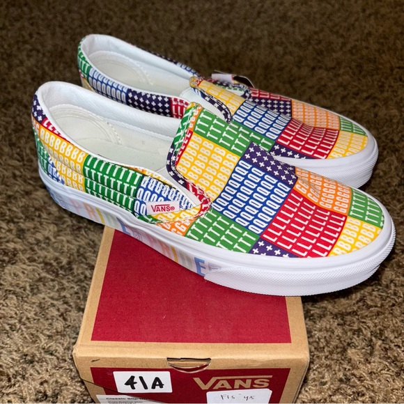 Vans | Shoes | Vans Classic Slip On Lgbtq Pride Womens Sneakers Size 6 ...